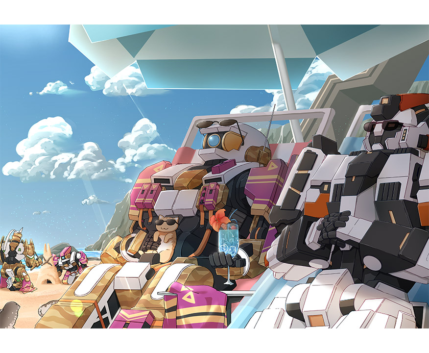 Summer illustration | Phantasy Star Online 2 New Genesis Official Site ...