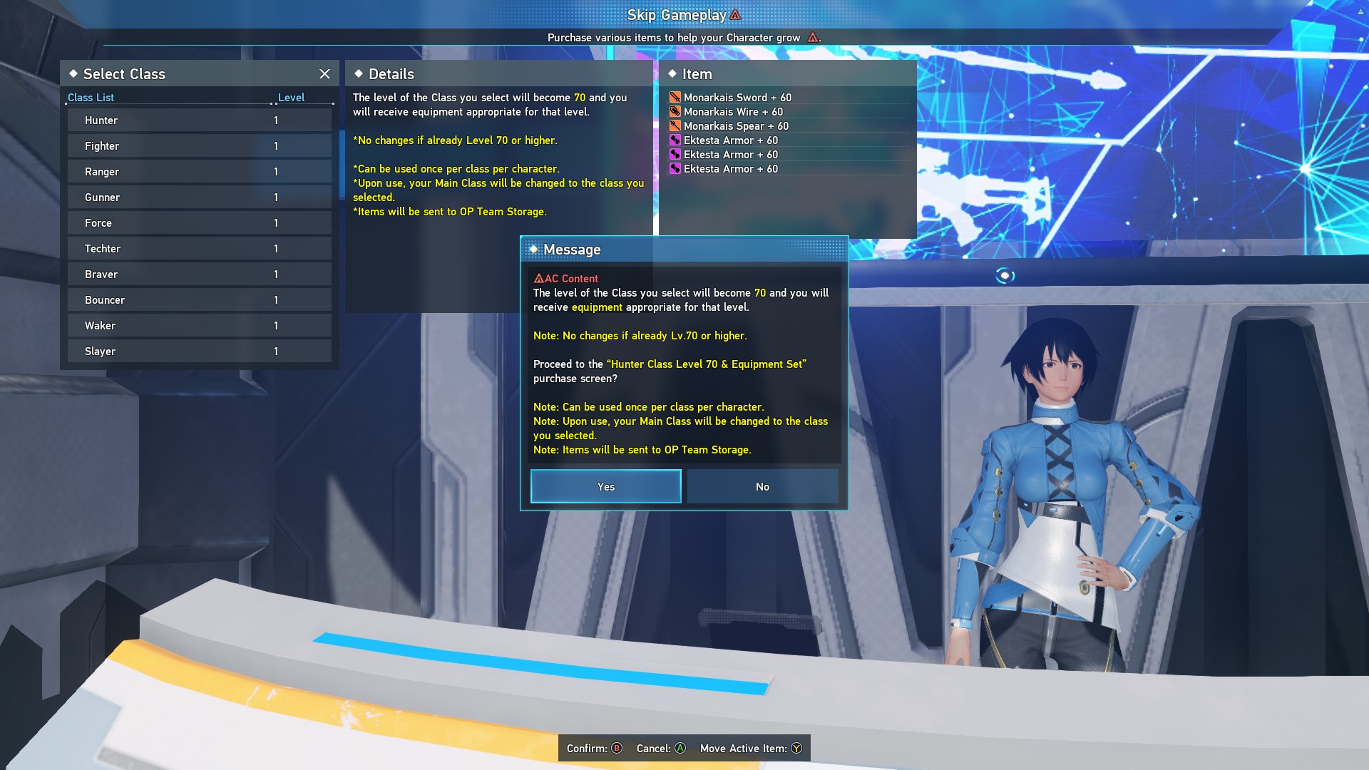 Skip Gameplay Features | Phantasy Star Online 2 New Genesis Official ...