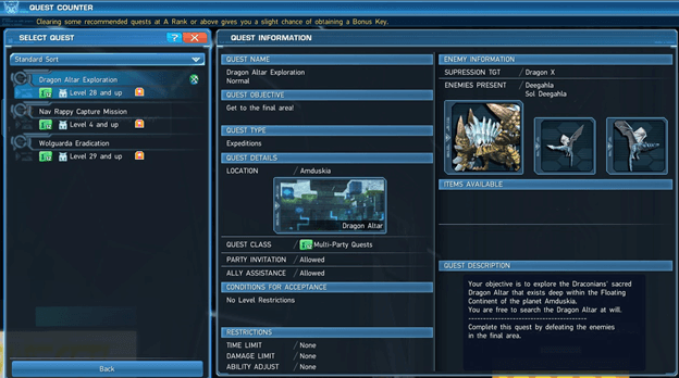 Multi-Party Area | Phantasy Star Online 2 New Genesis Official Site | SEGA