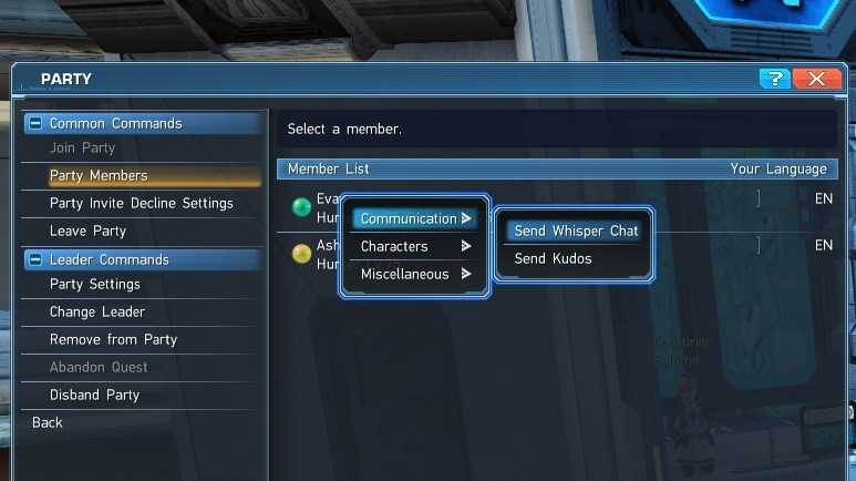 Party Management | Phantasy Star Online 2 New Genesis Official Site | SEGA