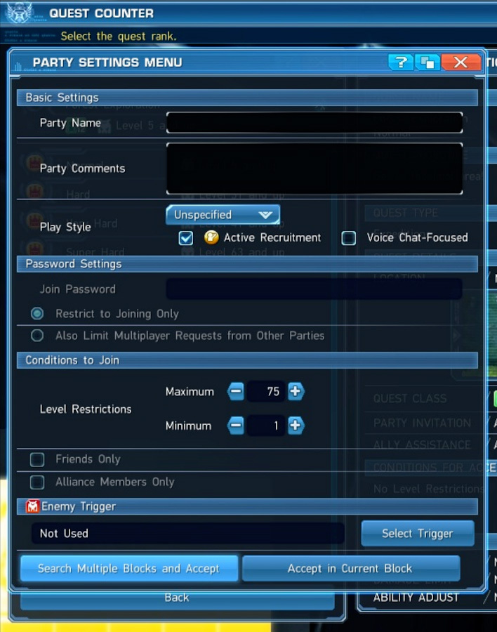 Quest Counter | Phantasy Star Online 2 New Genesis Official Site | SEGA