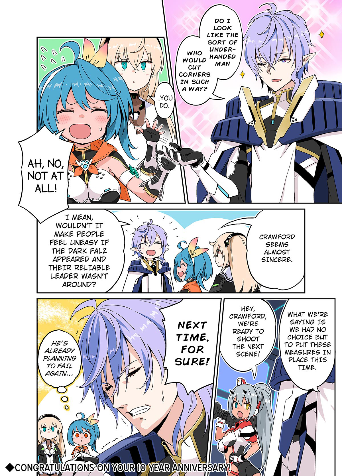 (Updated 8/4) PSO2 10th Anniversary manga and collaboration artwork ...