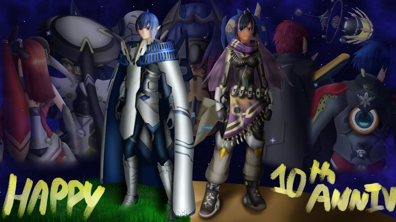 PSO2 10th Anniversary Illustration Contest: submissions! | Phantasy ...