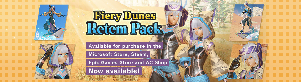 Fiery Dunes Retem Pack available now! (Updated 9/6/2022 8:00 PM (PDT ...