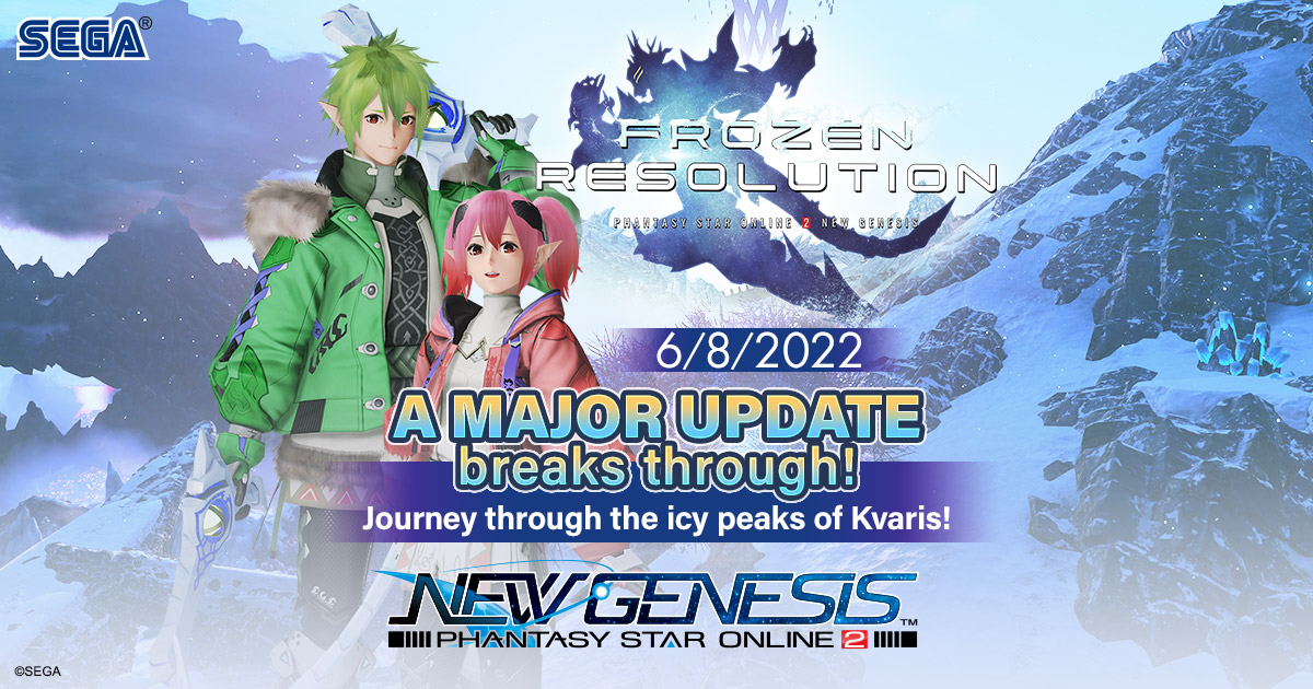 PSO2 NEW GENESIS - Major update: Frozen Resolution | Phantasy Star ...