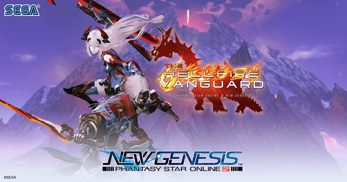 PSO2 NEW GENESIS - Major update: The Hellfire Vanguard | Phantasy Star ...